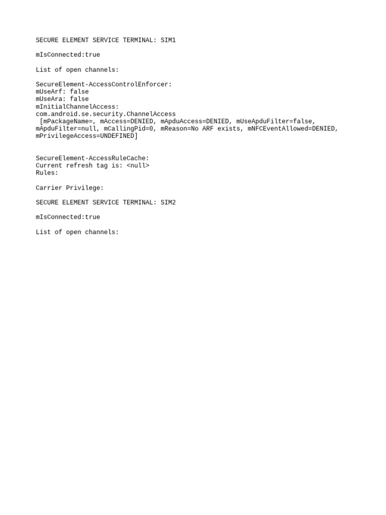 Standby Dump Secure Element 2024 0609 031647 | PDF