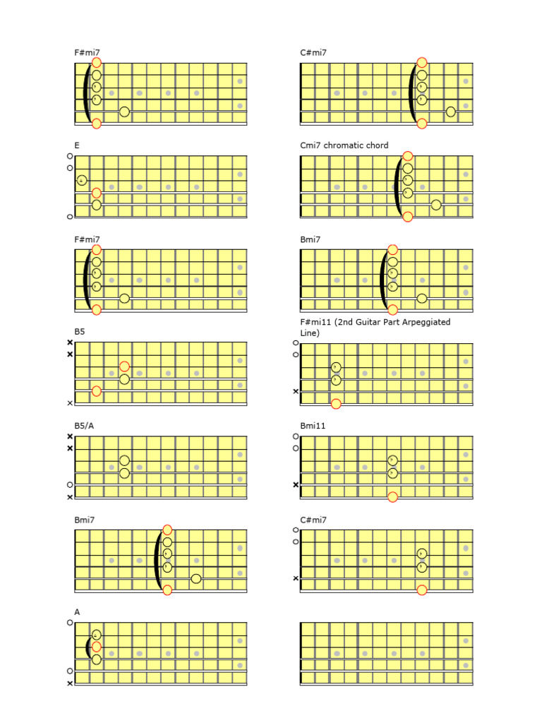 Protocols 1 - Chord Progression Diagrams | PDF