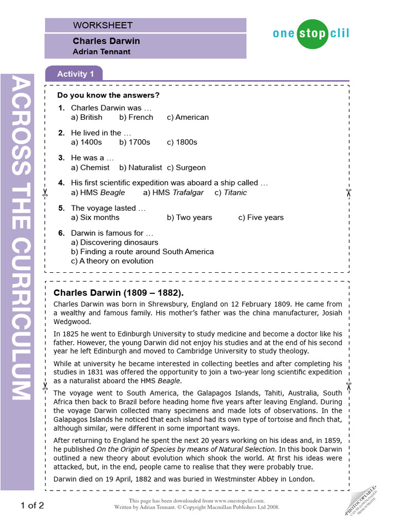 Charles Darwin | Download Free PDF | Charles Darwin | Science