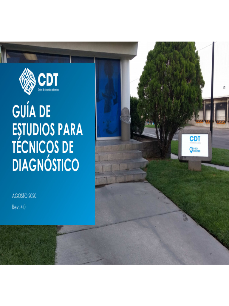 Guía de Estudios para Técnicos de Diagnóstico V04.0 | PDF ... Guía de Estudios para Técnicos de Diagnóstico V04.0 | PDF ...