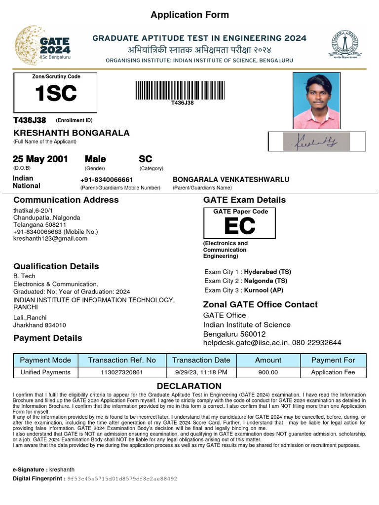 T436 J38 Application Form | PDF