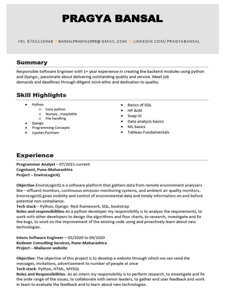 Pragya Bansal Python Pdf Python Programming Language Software