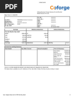 Coforge Relieving Letter for Tejas P J | PDF | Finance & Money Management