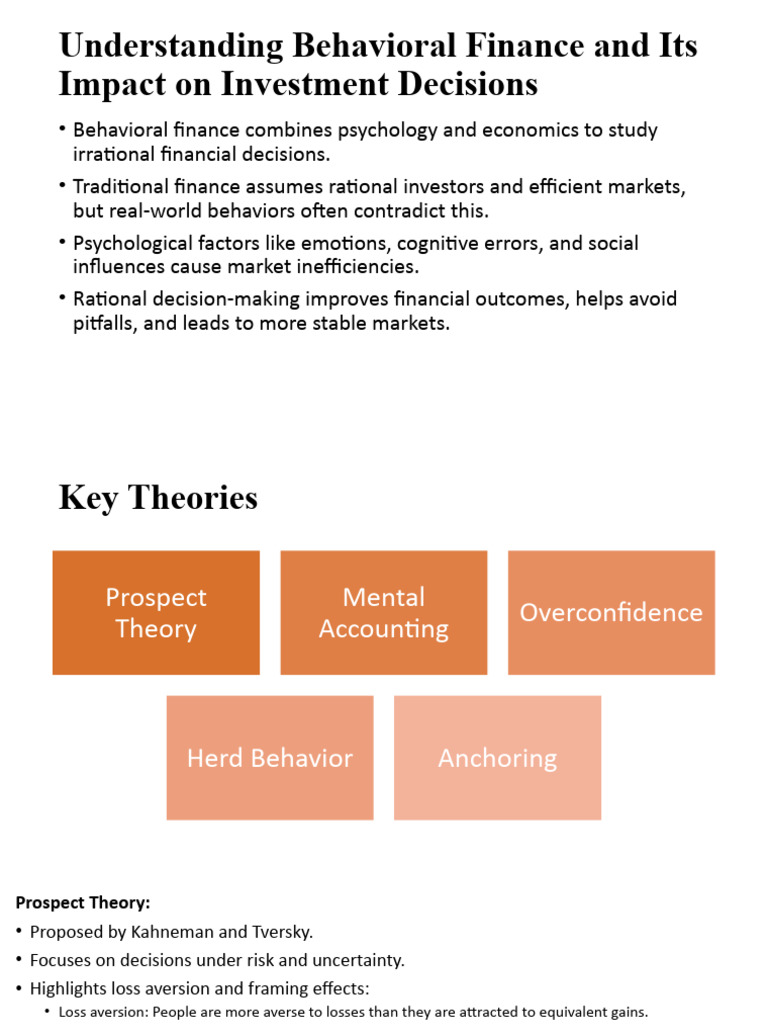 Understanding Behavioral Finance and Its Impact on Investment | PDF ...
