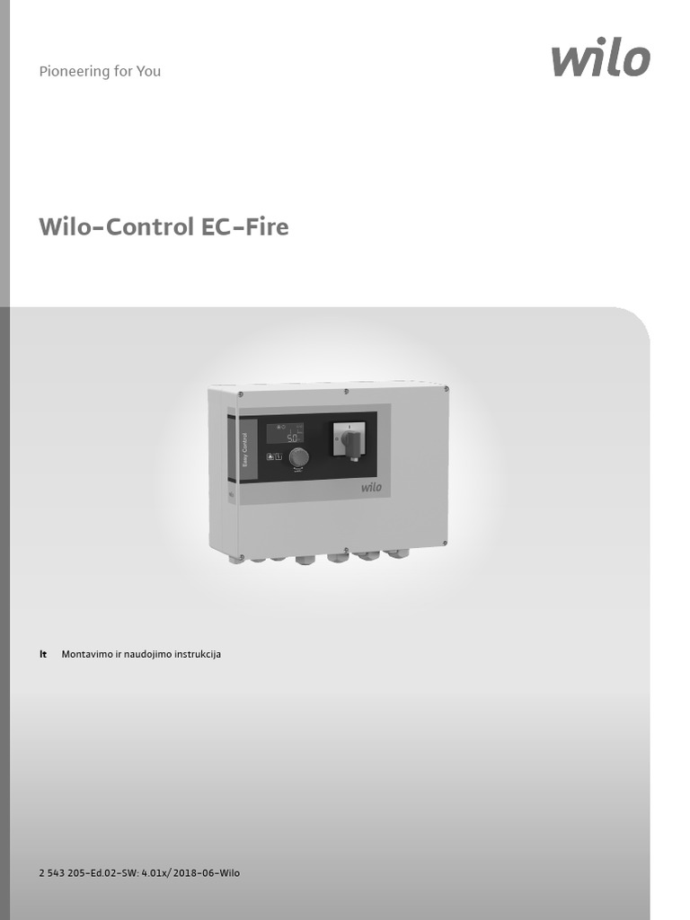 Om Control Ec Fire 2543205 Ed02 1806 LT | PDF