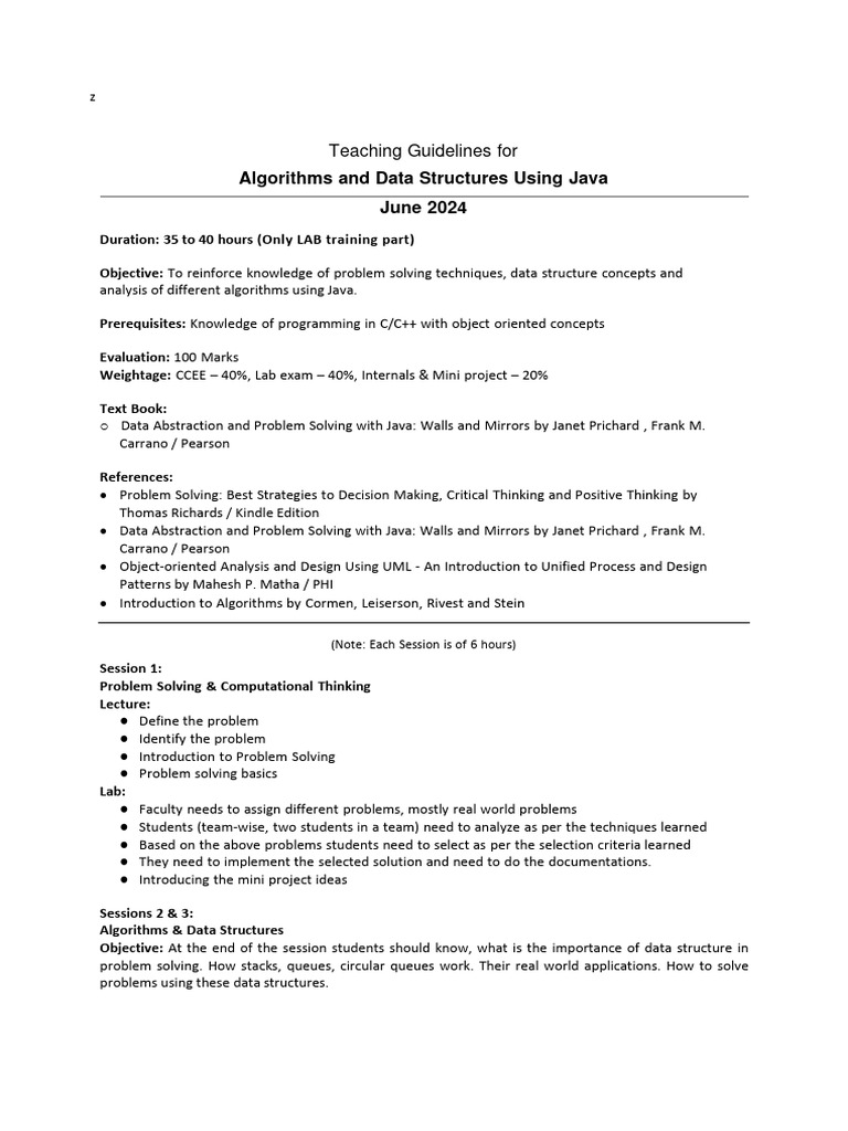 Algorithms and Data Structures JAVA | Download Free PDF | Applied ... Algorithms and Data Structures JAVA | Download Free PDF | Applied ...