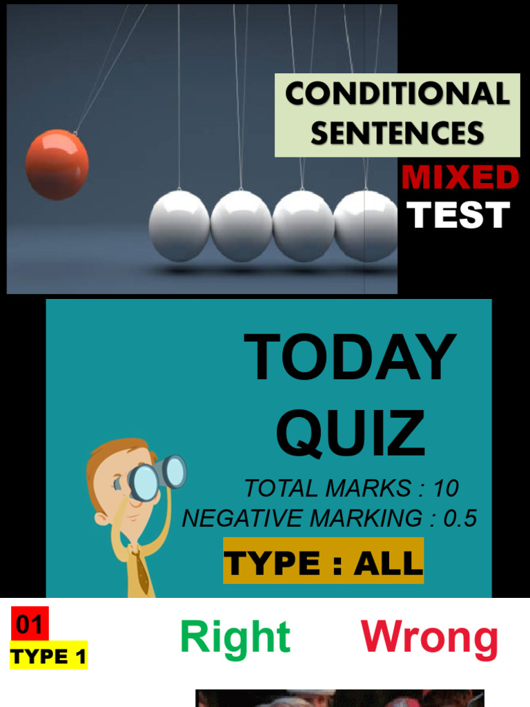CONDITIONAL SENTENCE - Grammar1 | PDF | Clinical Medicine
