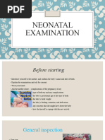 Newborn Assessment NIPE Checklist | PDF | Infants | Childbirth
