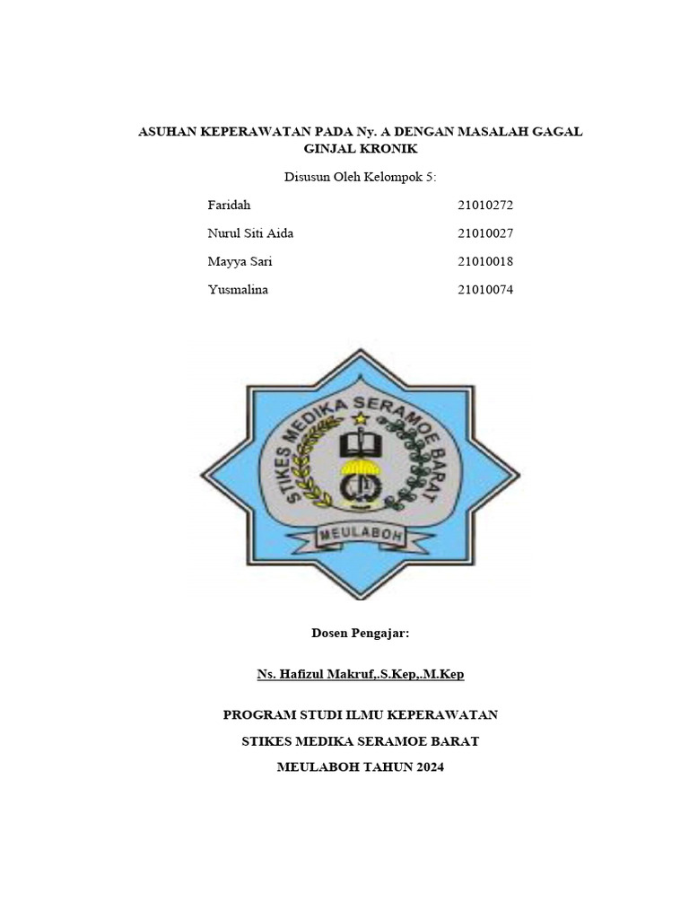 Askep Gagal Ginjal Kronik | PDF