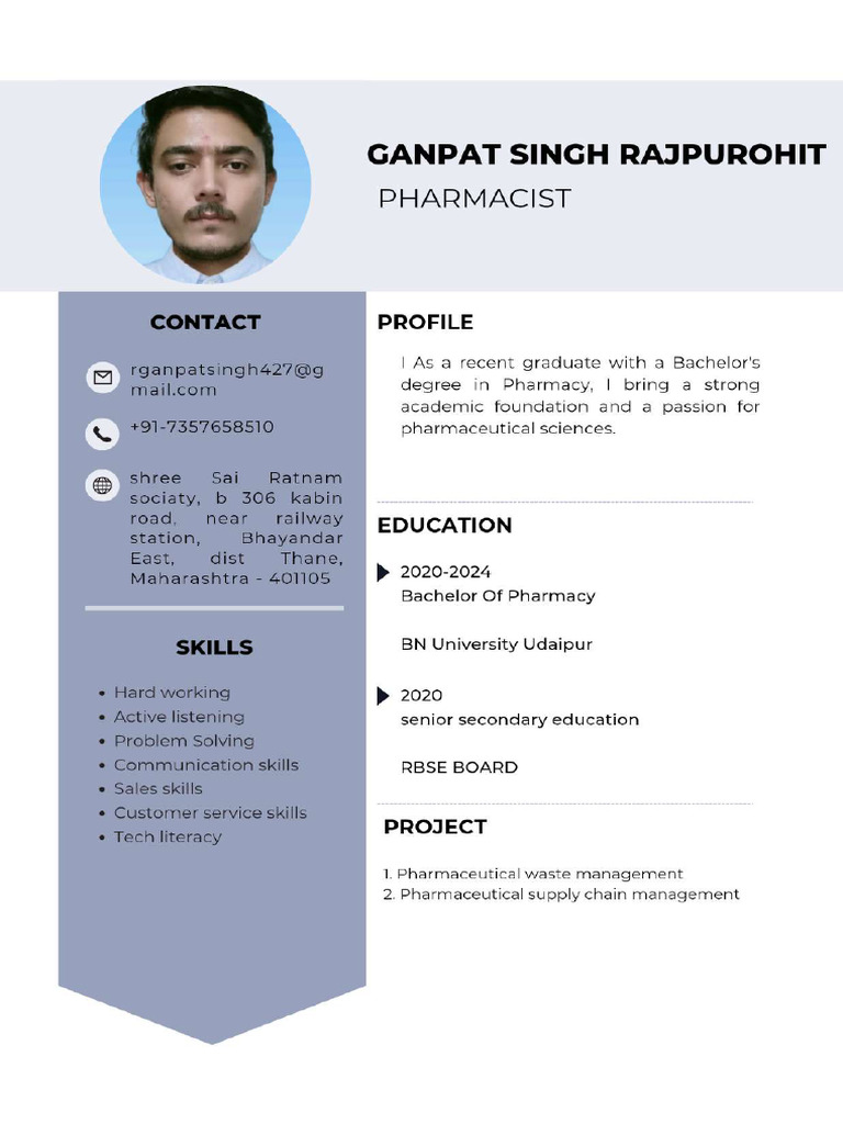 Ganpat Singh Resume | PDF