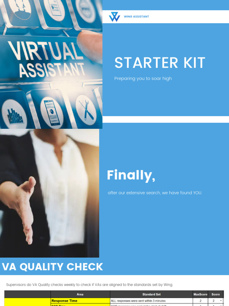 VA Starter Kit for Success | PDF