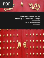 Hallinger - Leadership For Learning | PDF | Leadership | Goal