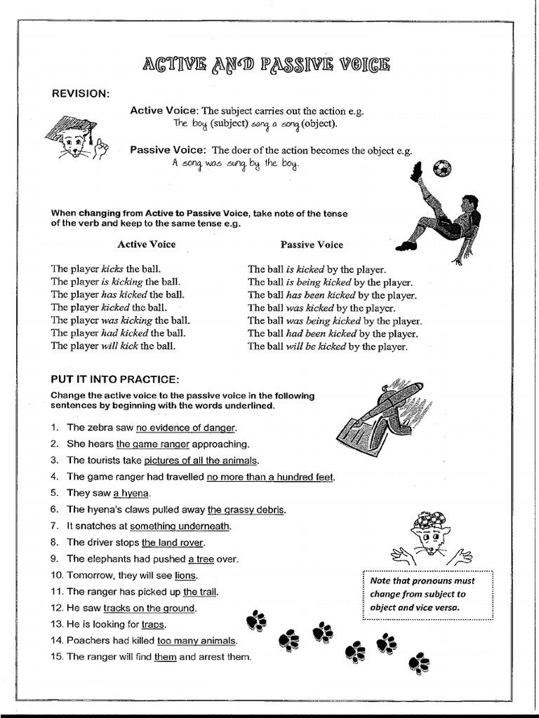 Active and Passive Voice | PDF