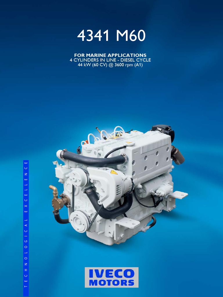 4 Cylinders in Line - Diesel Cycle 44 KW (60 CV) at 3600 RPM (A1) | PDF ...