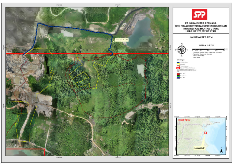 Plan Land Clearing Area Timur | PDF | Navigation | Cartography