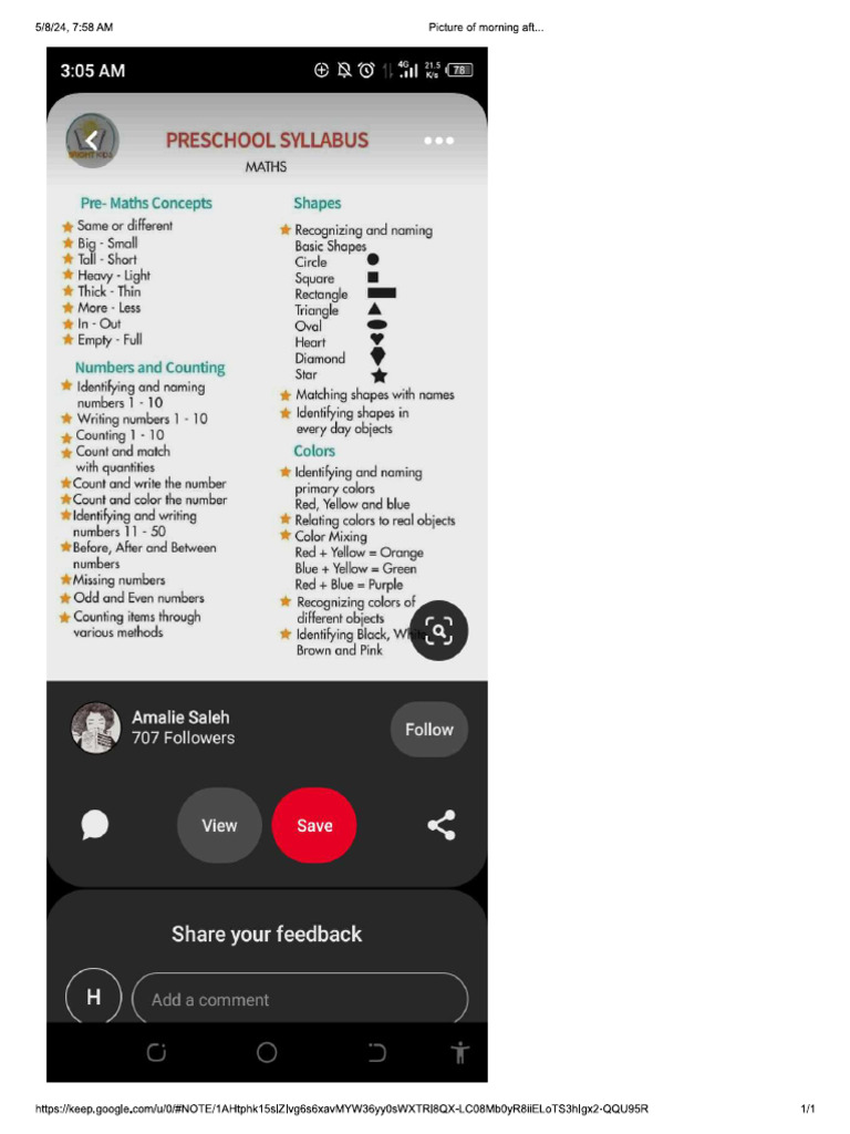 Uk Preschool Maths Curriculum Pdf