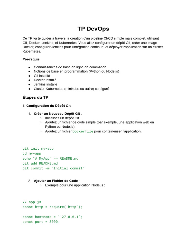 TP DevOps - Copie | PDF | Logiciel | Ingénierie informatique
