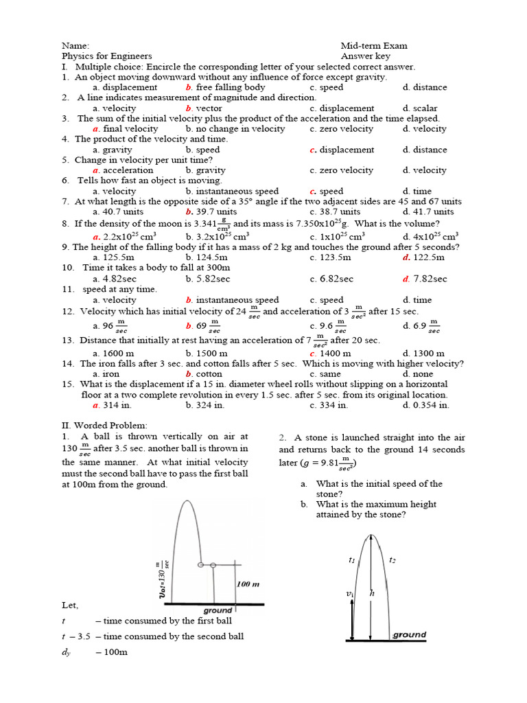 Projectiles - 2a | PDF | Physical Phenomena | Dynamics (Mechanics)