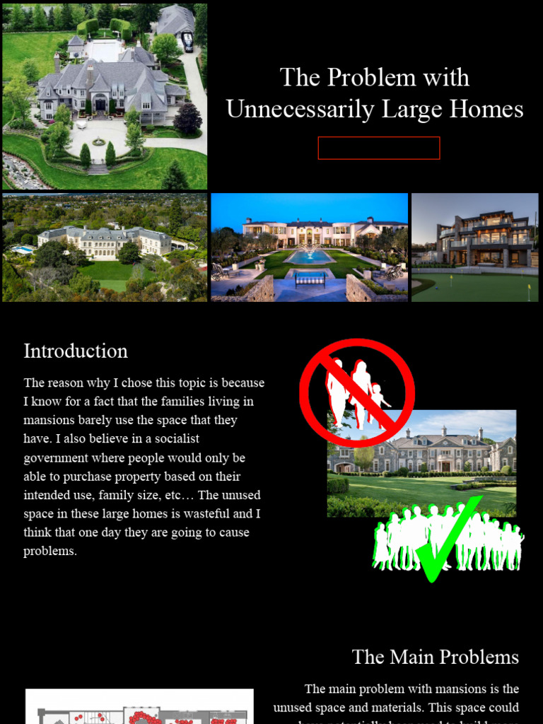 The Problem With Unnecessarily Large Homes | PDF | Economies