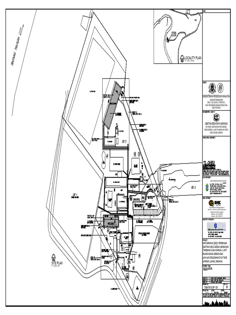 SK Tang Lapadan Electrical Tender Drawings 1 | PDF