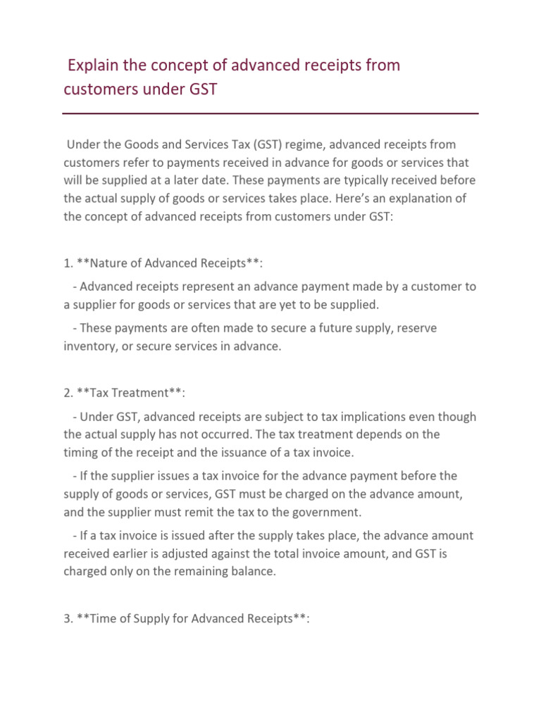 gst notes 1 for important | PDF