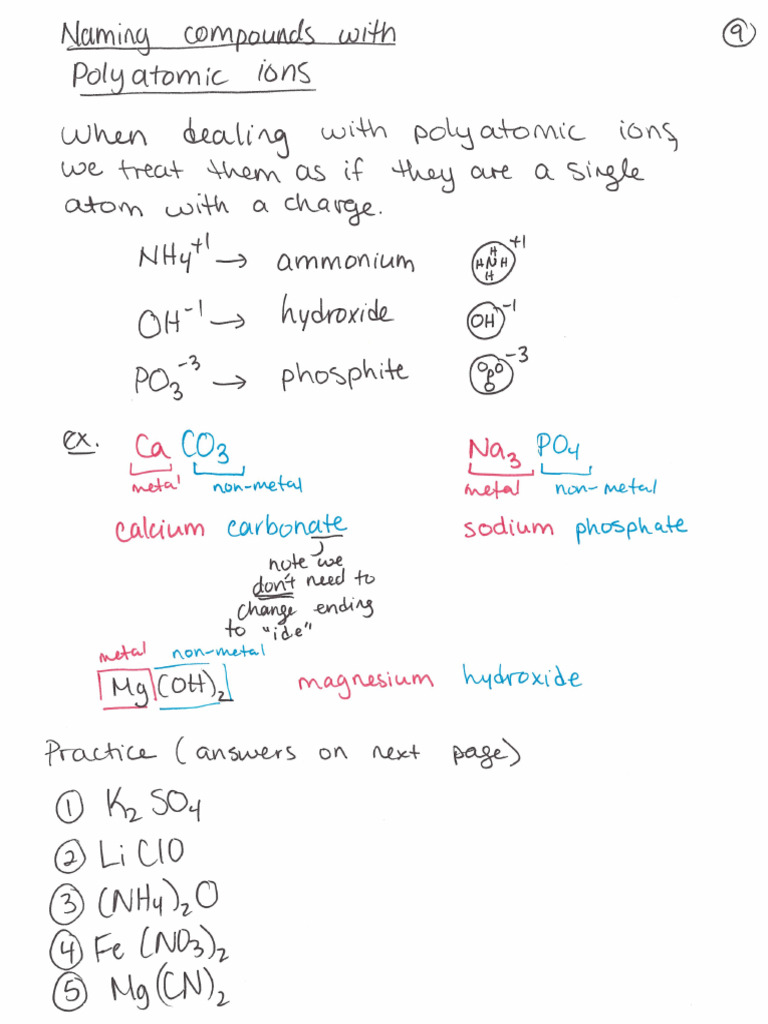 Polyatomic | PDF