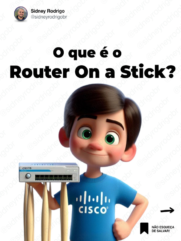 Router-On-A-Stick - Simplificando A Configuração de VLANs! | PDF