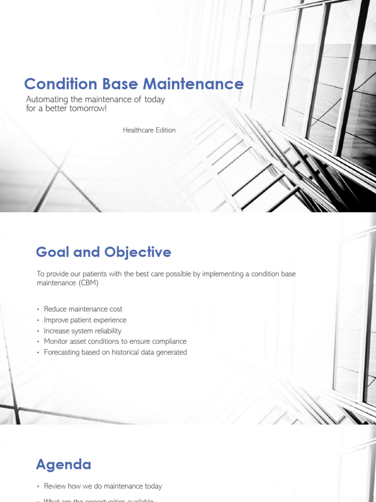 Condition Base Maintenance | Download Free PDF | Information Technology ...