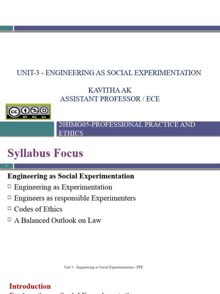 Professional Ethics - Engineering As Social Experimentation | PDF | Space Shuttle Challenger ...