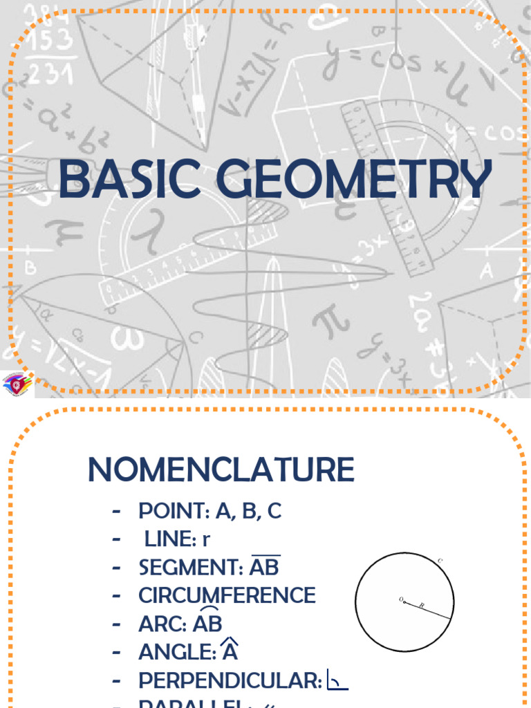 BASIC GEOMETRY | PDF | Perpendicular | Line (Geometry)
