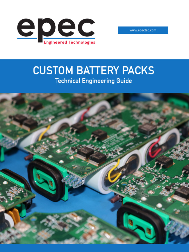 Custom Battery Pack Engineering Guide | PDF | Rechargeable Battery ...