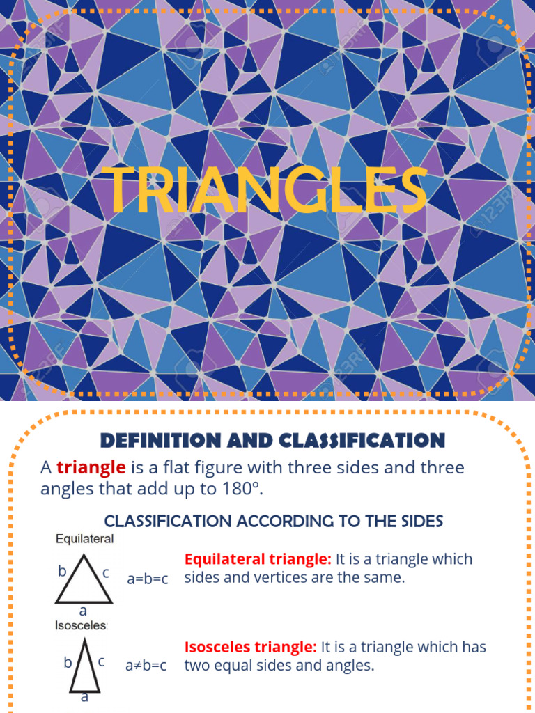 TRIANGLES | PDF | Triangle | Circle