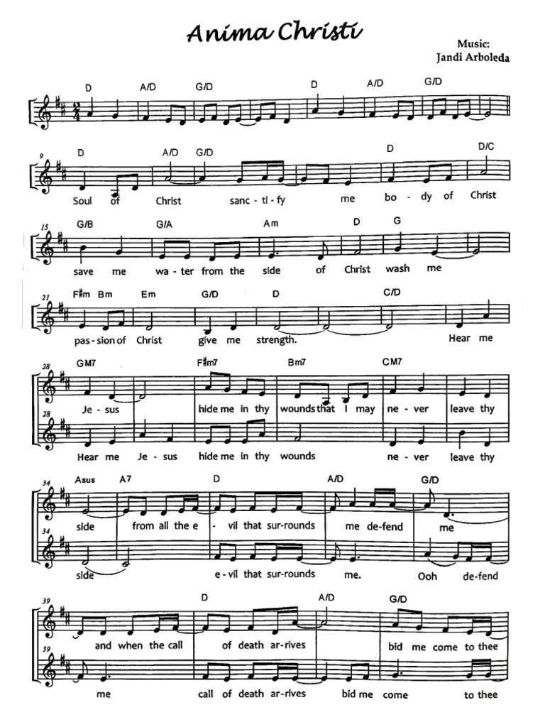 Anima Christi 2 | PDF