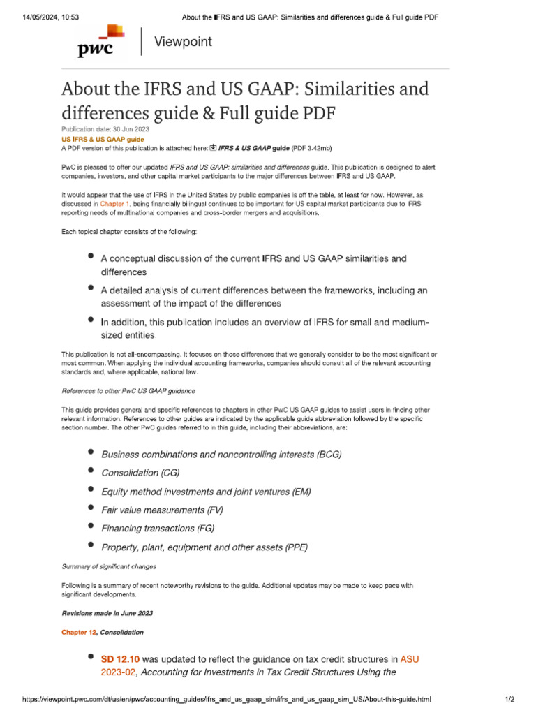 US GAAP Vs IFRS16 | PDF