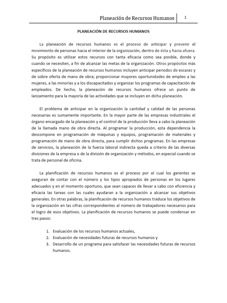Pronósticos de Capital Humano | PDF | Gestión de recursos humanos | Reclutamiento