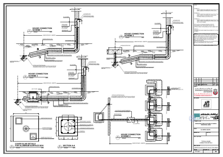 House Connection Drawing | PDF | Pipe (Fluid Conveyance) | Valve