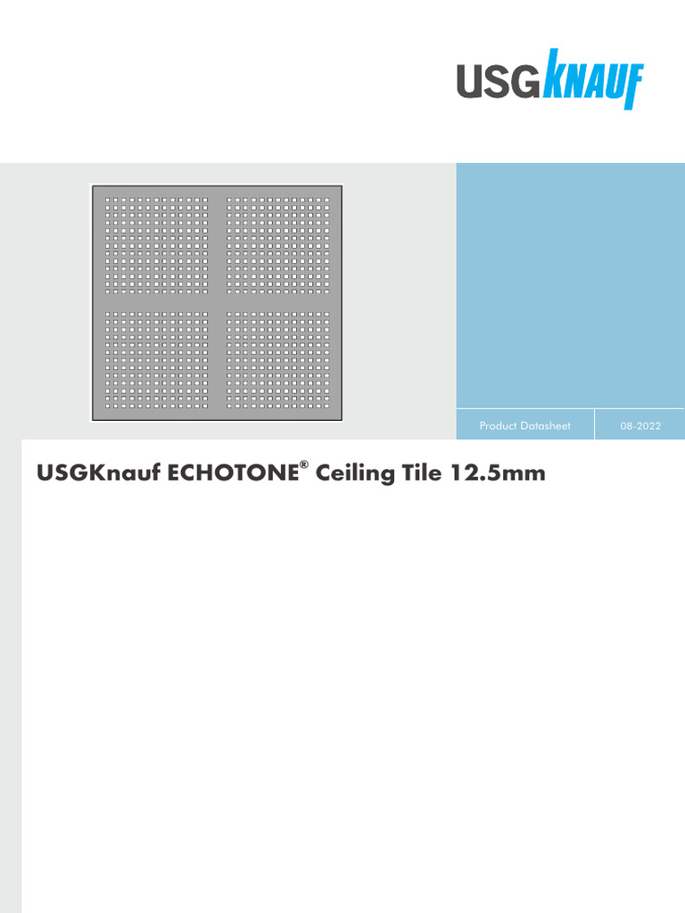 EchoTone Tile - PDS | PDF | Tile
