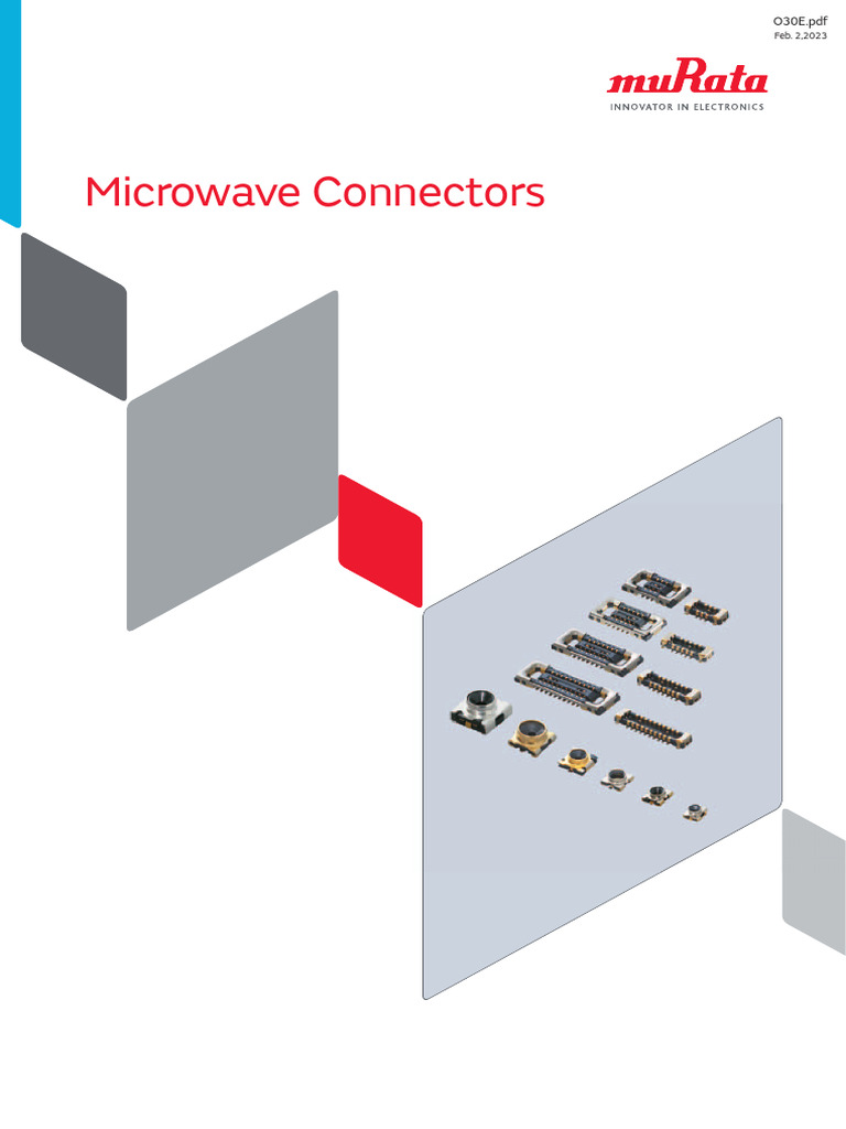 SWD-Type Microwave Connectors Guide | PDF | Printed Circuit Board ...