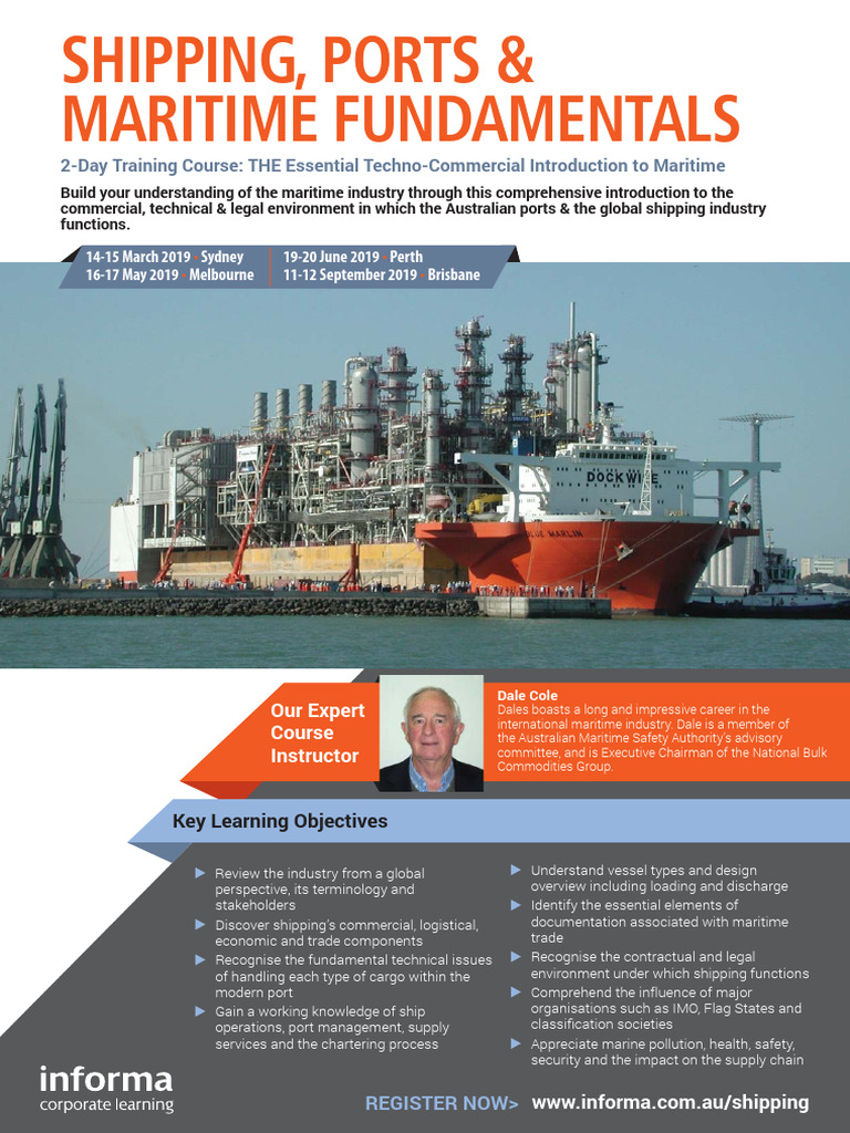 V1.P19GT14SY Shipping Ports Maritime Fundamentals Updated Brochure ...