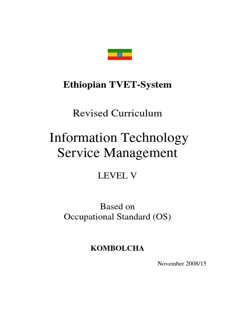 Level-V IT Service Management Latest | PDF | Operating System | Curriculum
