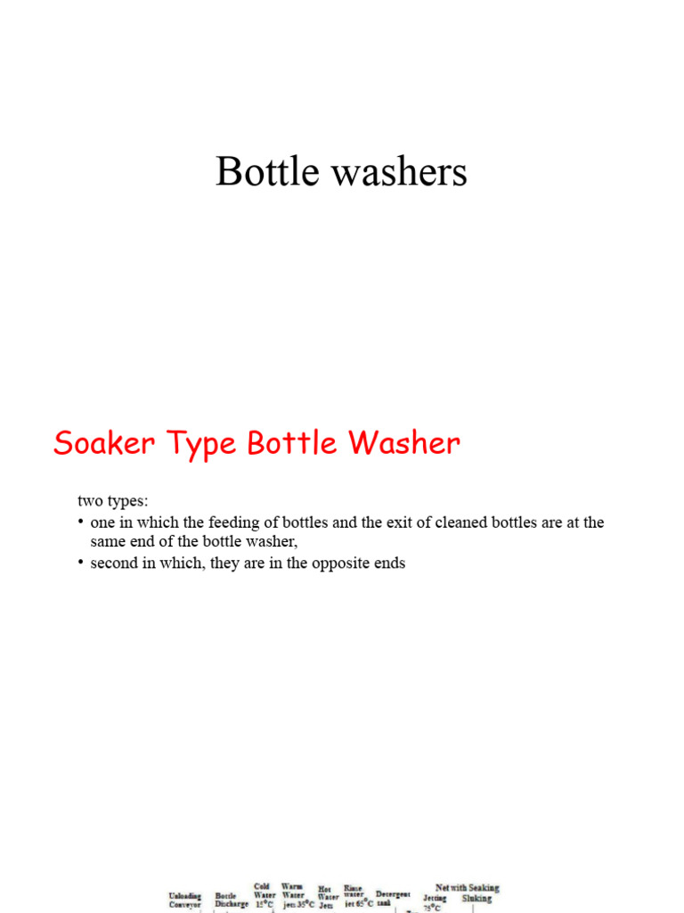 Bottle Washing | PDF | Cooking, Food & Wine