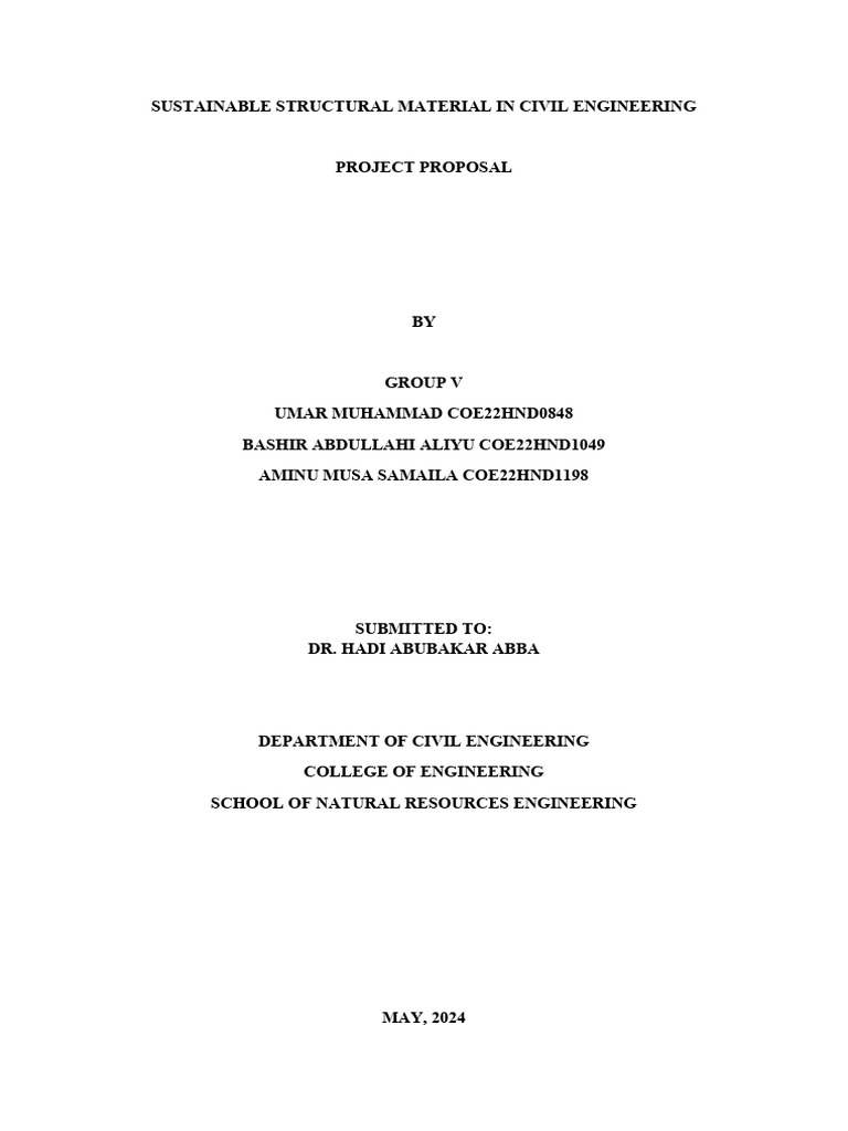 Suststructural Material in Civil Engineering | PDF | Sustainability ...