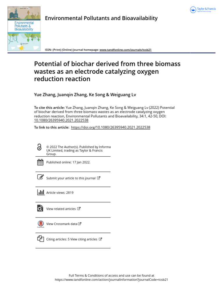 2021 - Potential of Biochar Derived From Three Biomass Wastes As An ...