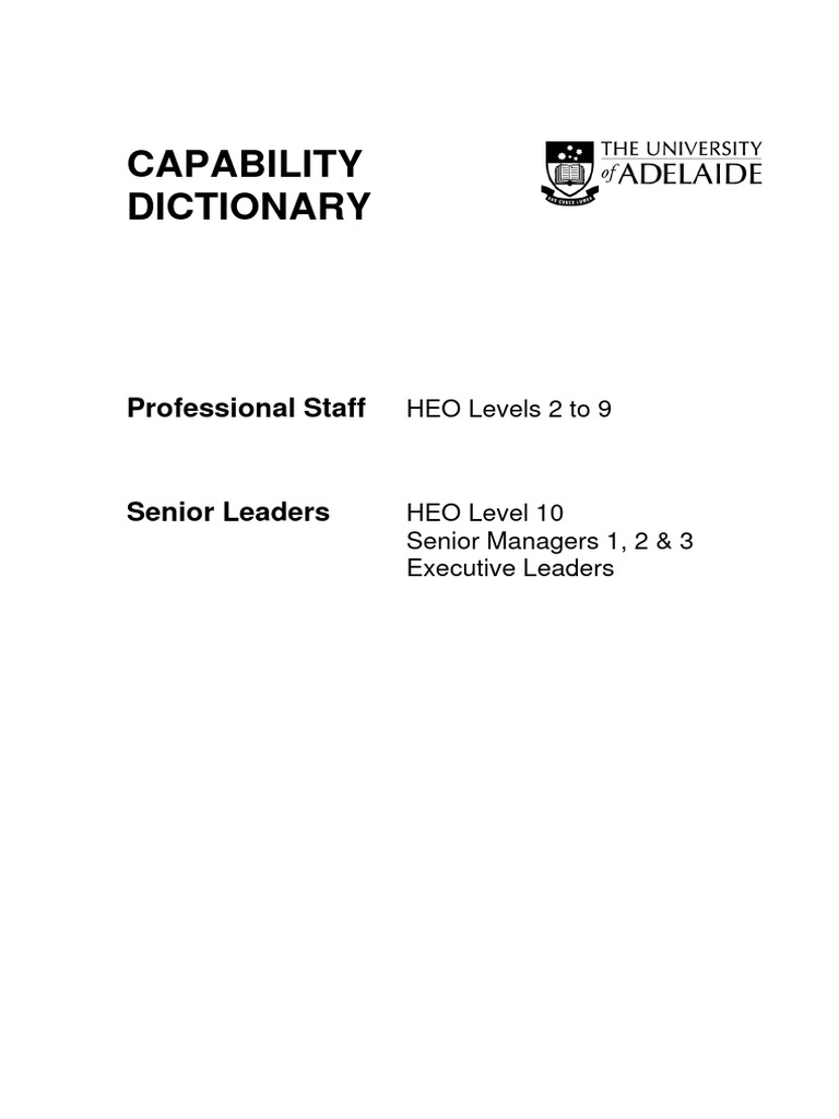 Rec Core Capability Presentation | PDF | Leadership | Communication