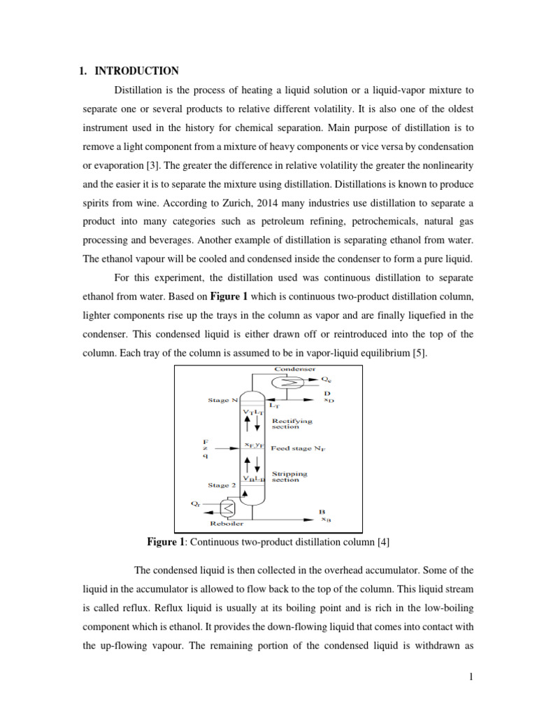 Distillation | PDF | Distillation | Volume