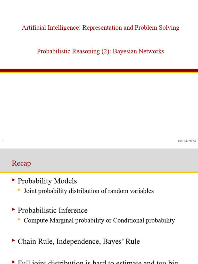 Bayesian Networks and Inference | PDF | Bayesian Network | Bayesian Inference
