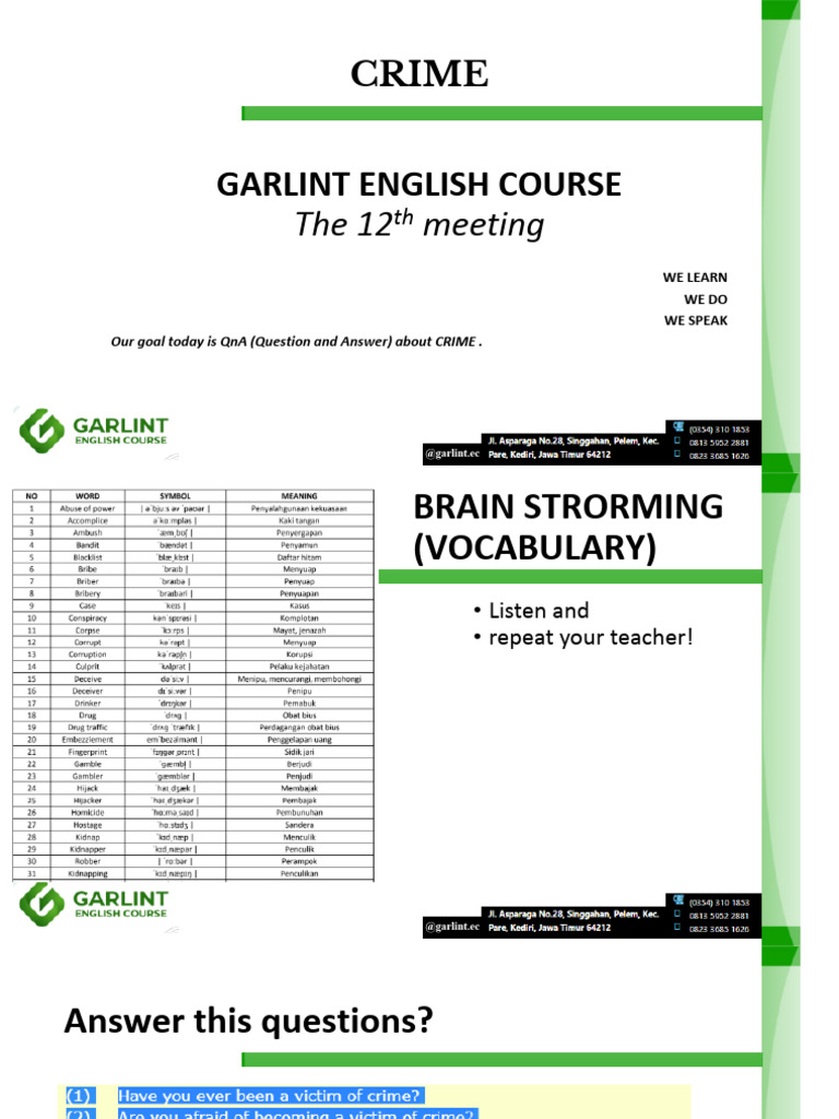 Crime | PDF | Crimes | Crime & Violence