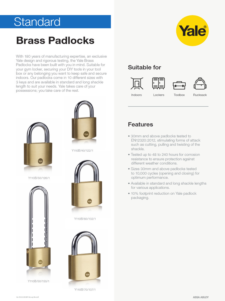 Yale Datasheet | PDF