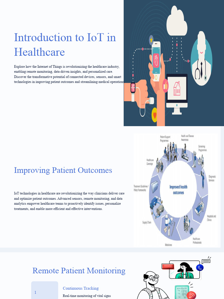 Introduction To IoT in Healthcare | PDF | Internet Of Things | Health Care