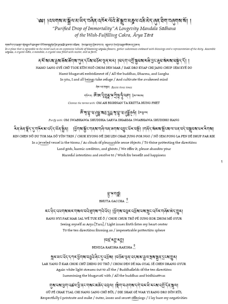 White-Tara-Main-Sadhana-Supplemental-Prayers-for-White-Tara-Retreat ... White-Tara-Main-Sadhana-Supplemental-Prayers-for-White-Tara-Retreat ...